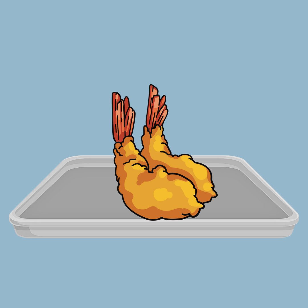 Fried Prawns 'Nasi Padang' Sticker – Pointy Rice