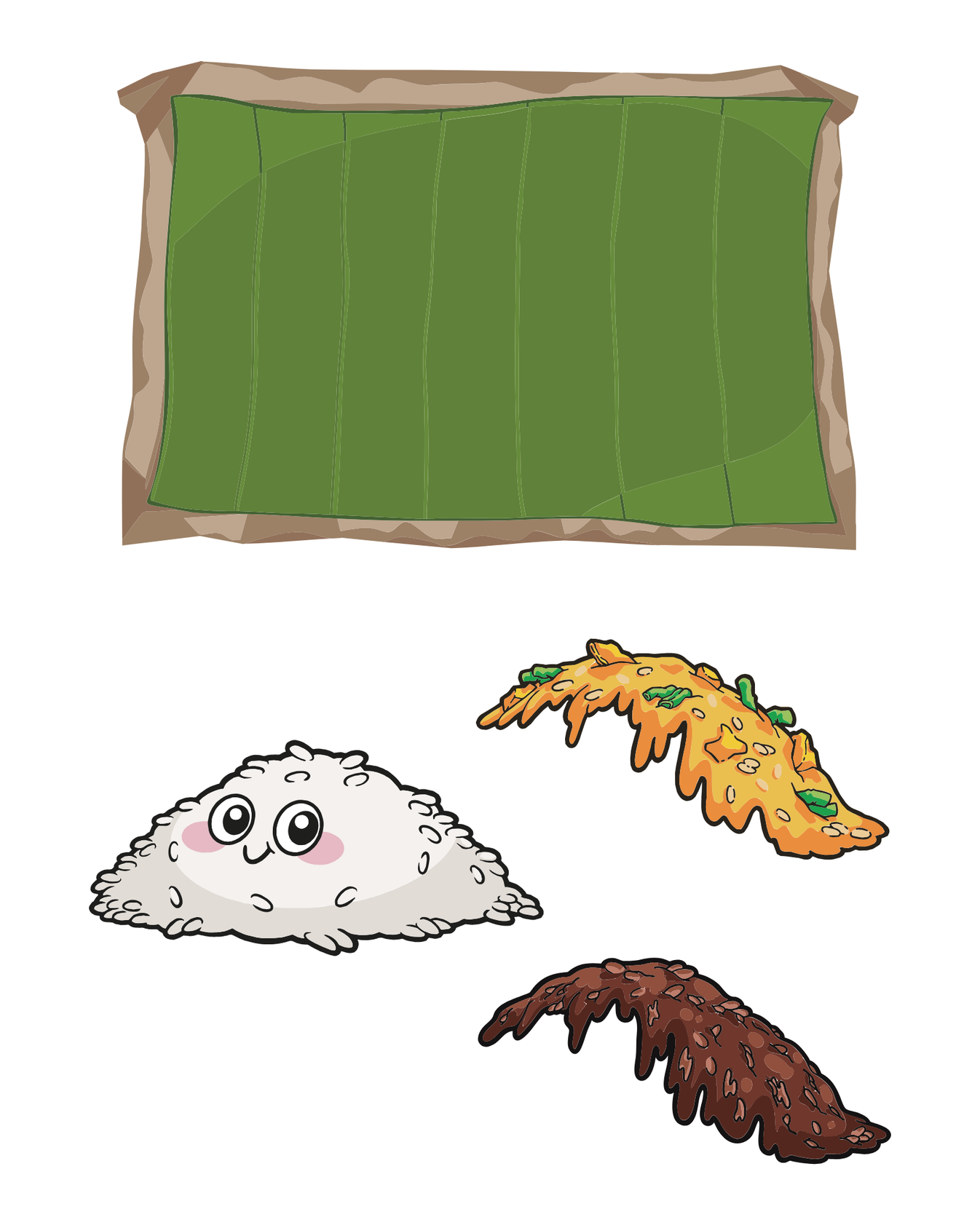 NEW! Nasi Padang Sticker Pack – Pointy Rice